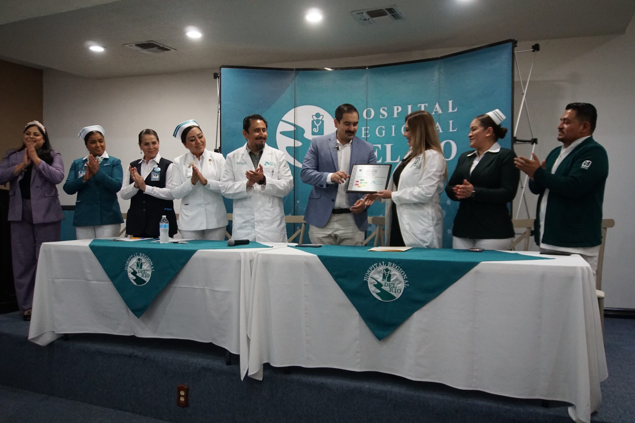 Reconoce IMSS esfuerzo de prevención al Hospital del Río en Reynosa